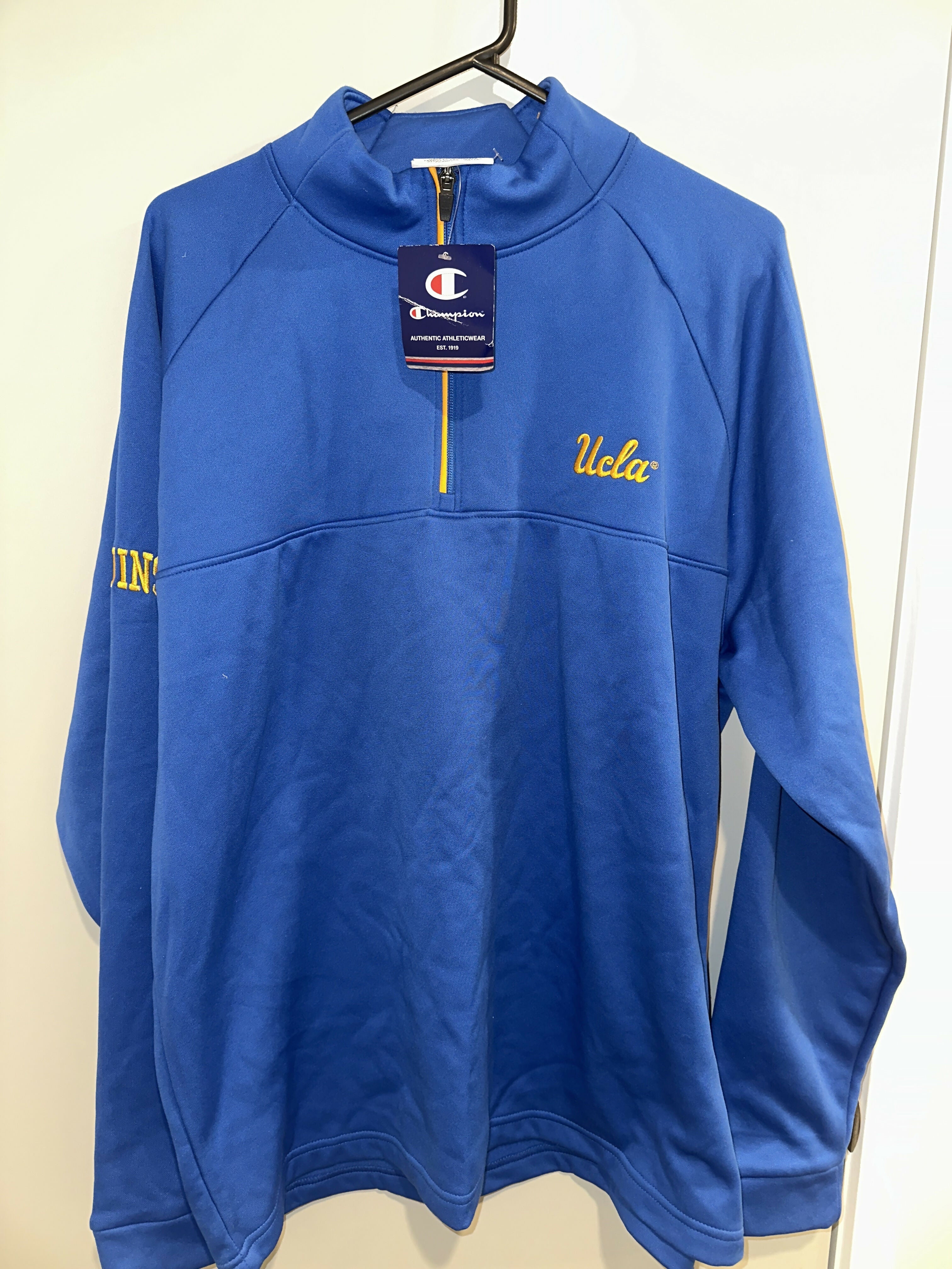 UCLA Quarter Zip Jacket - Large – Locker Exchange